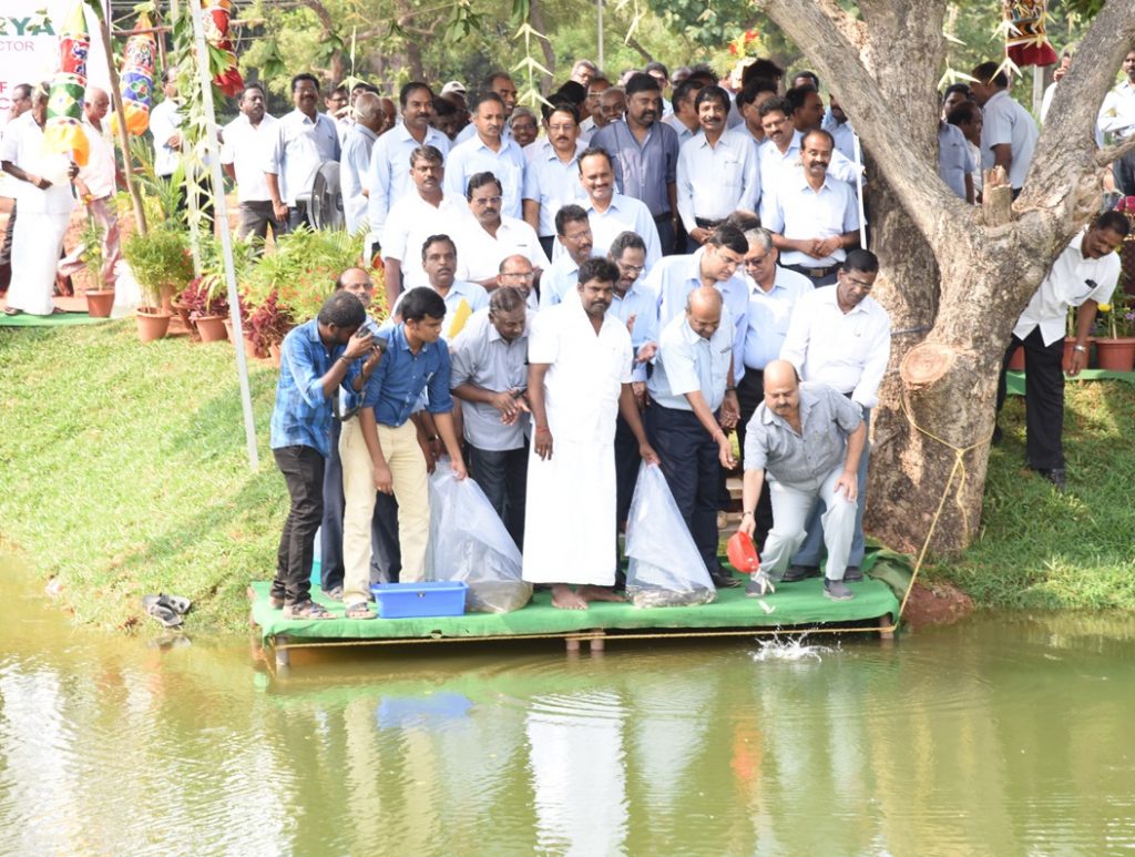 NLCIL inaugurates 7 fish ponds for Integrated Aquaculture | Indian ...