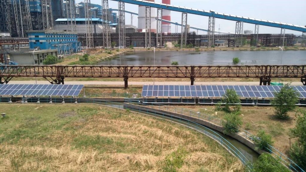 India’s 1st Canal top Solar PV system at NTPC Mouda | Indian ...