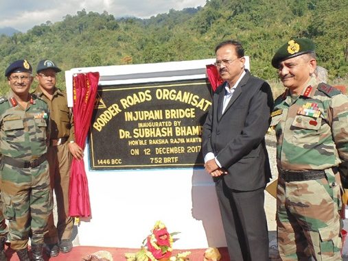 Subhash Bhamre dedicates to nation two Bridges in Arunachal Pradesh ...