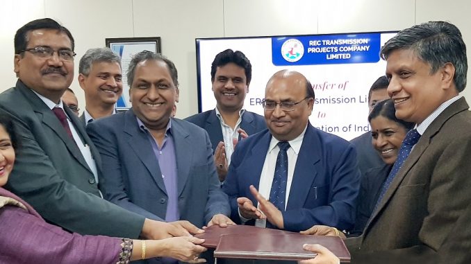 REC subsidiary RECTPCL handsover SPV- ERSS XXI to Power Grid | Indian ...