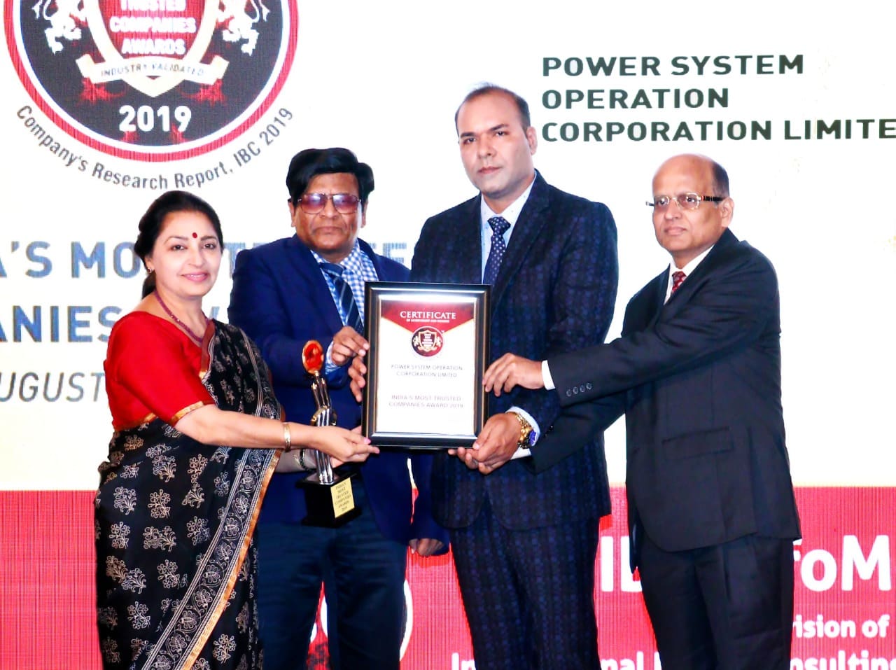Global recognisation for POSOCO as India’s Most Trusted Company ...