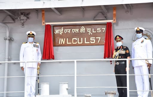 Commissioning of 7th Ship of Landing Craft Utility MK-IV ‘INLCU L57’ at ...