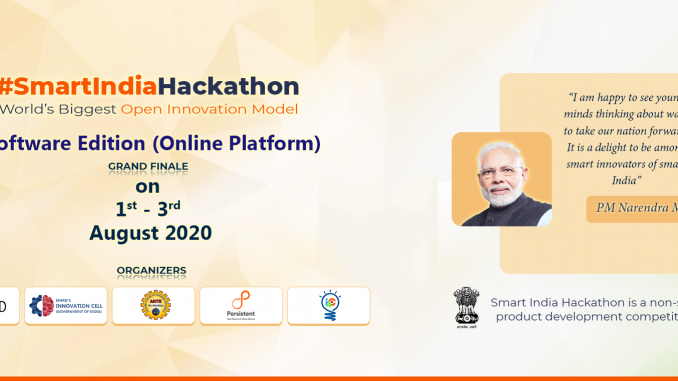 HRD Ministry | The Grand Finale of Smart India Hackathon 2020 begins ...