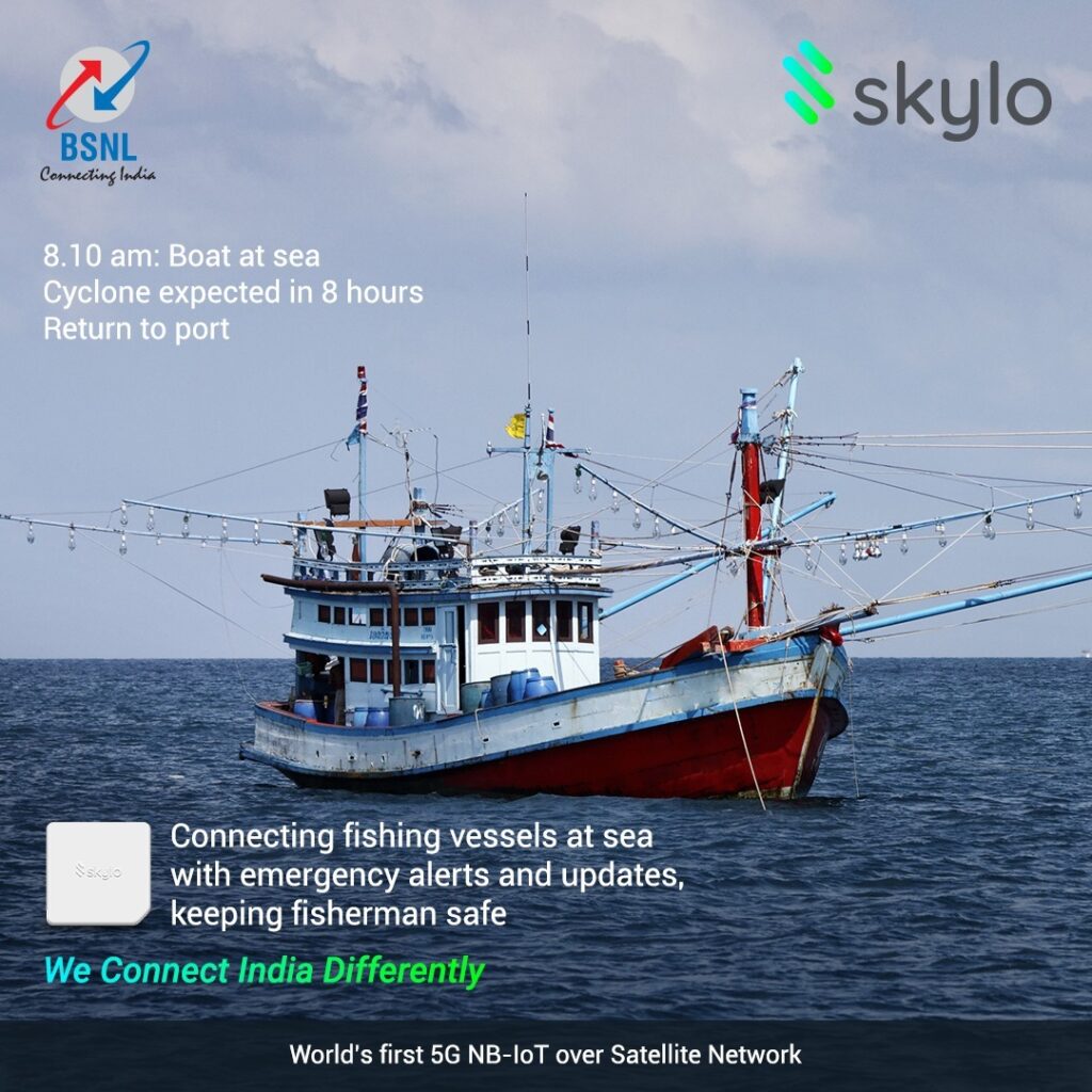 BSNL in partnership with Skylo | To introduce Worlds' 1st satellite-based narrowband-IoT network ...