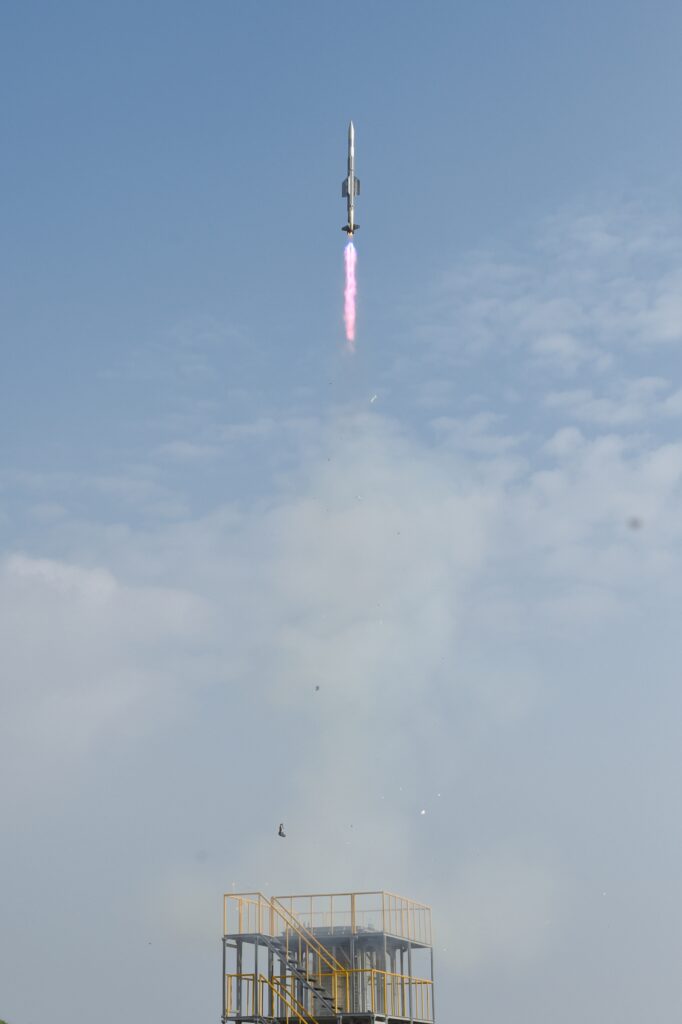 MoD | Successful Flight Test of Vertical Launch Short Range Surface to ...