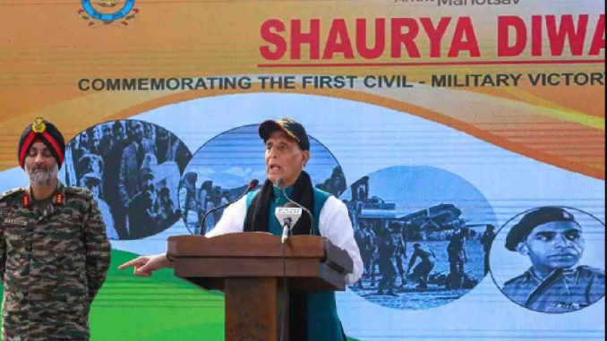Raksha Mantri graces ‘Shaurya Diwas’ celebrations in Srinagar | Indian ...