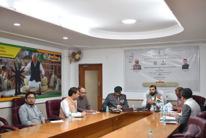 KVIC & Assam Rifles sign MoU - Paramilitary forces to use Khadi Mustard ...
