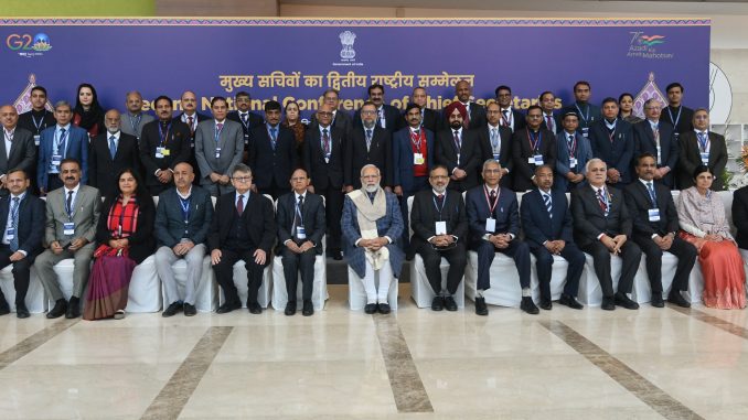 PM Modi attends conference of Chief Secretaries in New Delhi | Indian ...