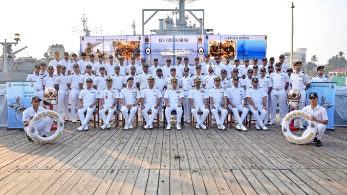 MoD | INS Nireekshak awarded on-the-spot Chief of Naval Staff Unit ...