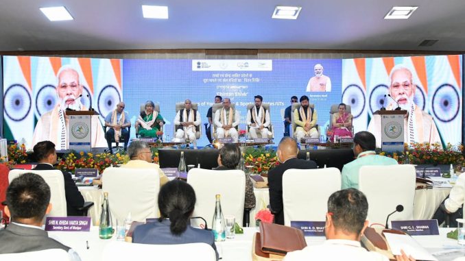PM Modi addresses Chintan Shivir of State Ministers of Youth Affairs & Sports | Indian ...