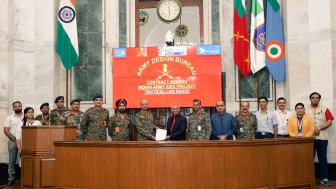 Indian Army signs contract for procurement of Tactical Lan Radio ...