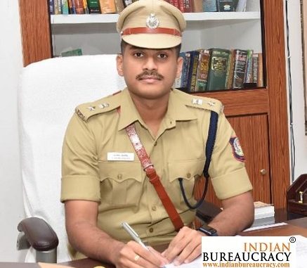 V V Sai Praneeth IPS takes charge as SP- Chengalpattu, TN | Indian ...
