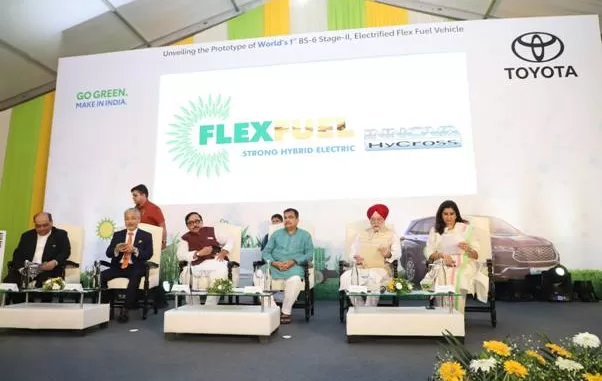 World’s 1st prototype of BS 6 Stage II – Electrified Flex fuel vehicle ...