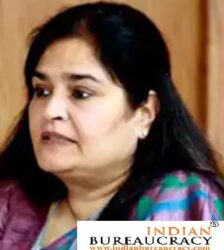 Shikha Mehra IFS Promoted to Higher Grade Matrix